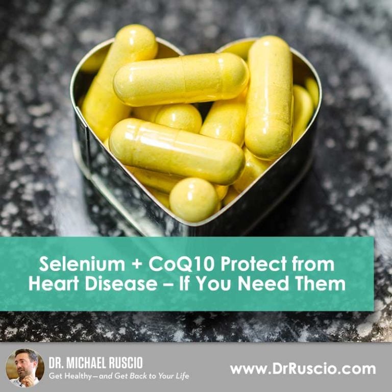 Selenium + CoQ10 Protect from Heart Disease
